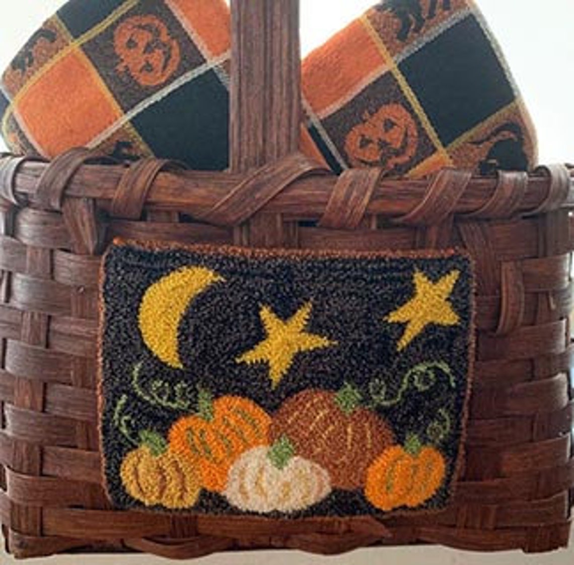 Pumpkin Patch Punchneedle Pattern - Etsy