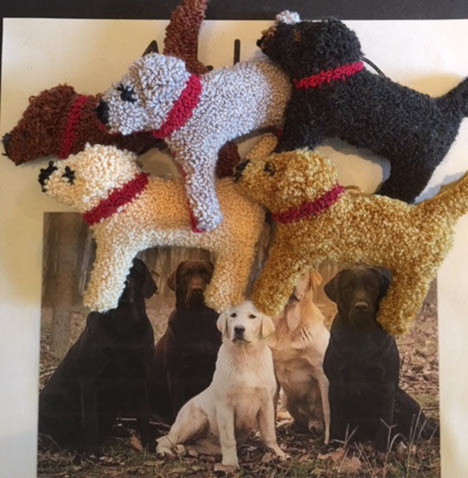 Primitive Punchneedle Pattern All Labs Matter - Etsy