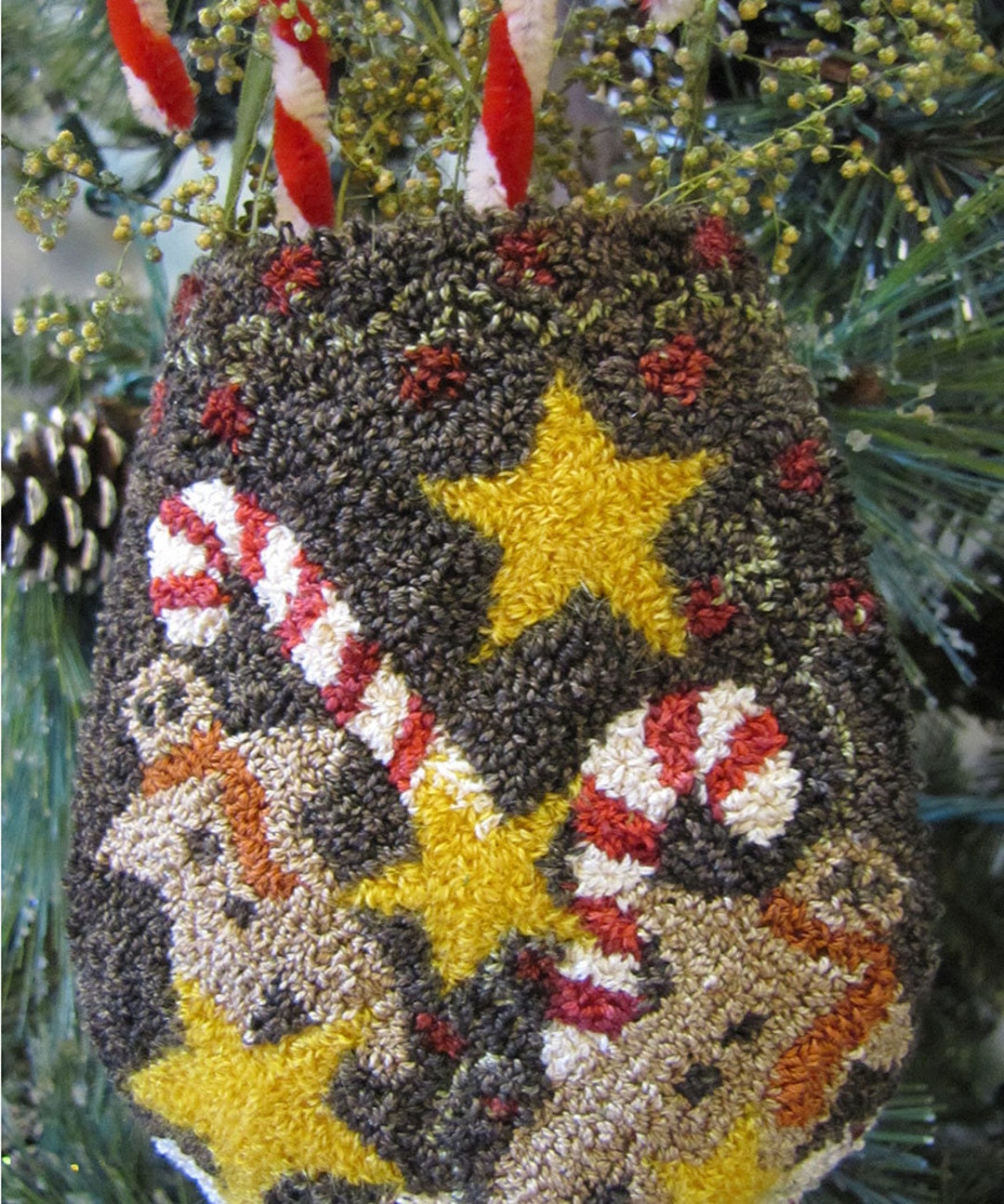 Gingermen Ditty Bag Punchneedle Pattern - Etsy