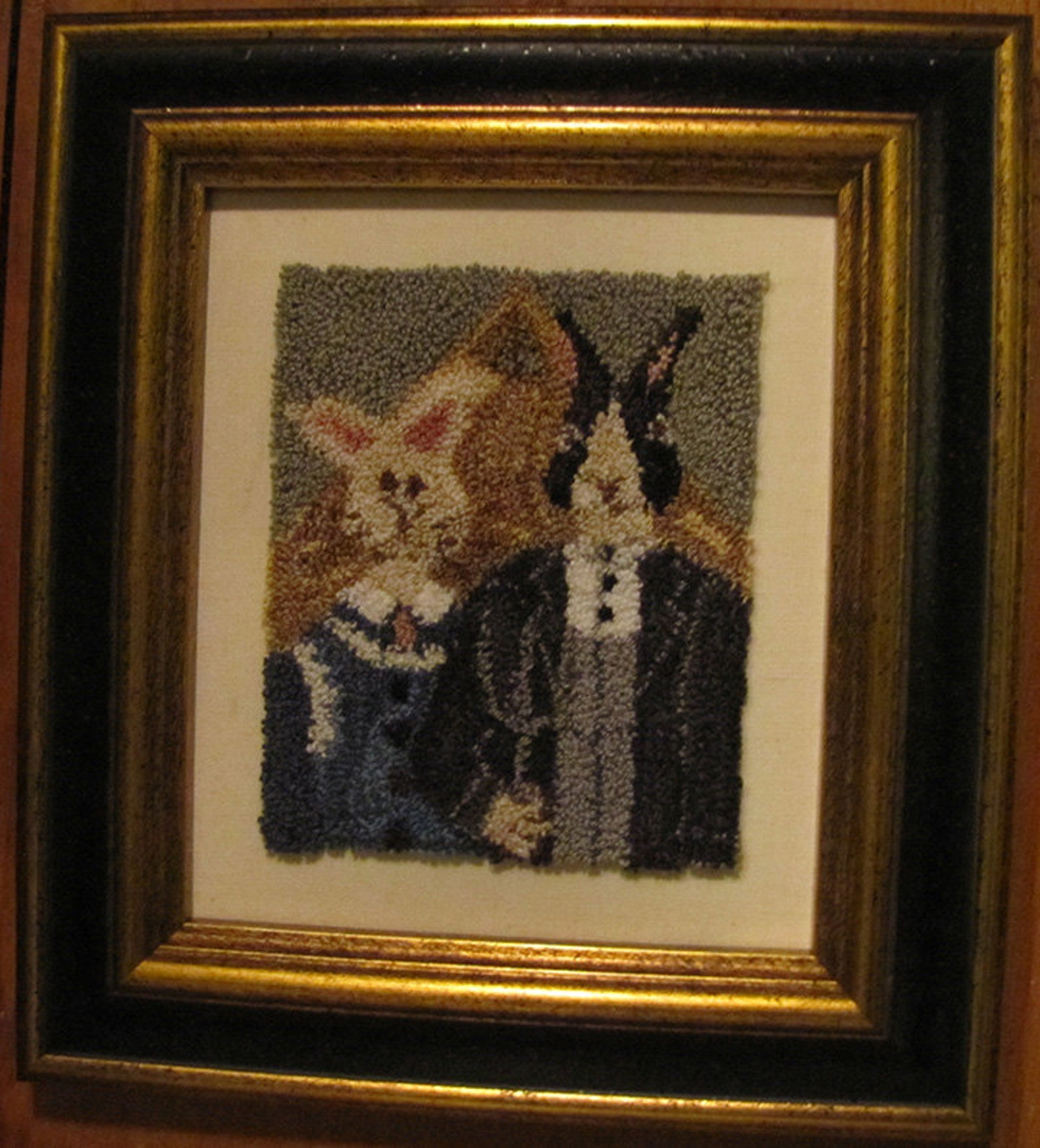 Primitive Punchneedle Elegant Farmers Pattern - Etsy