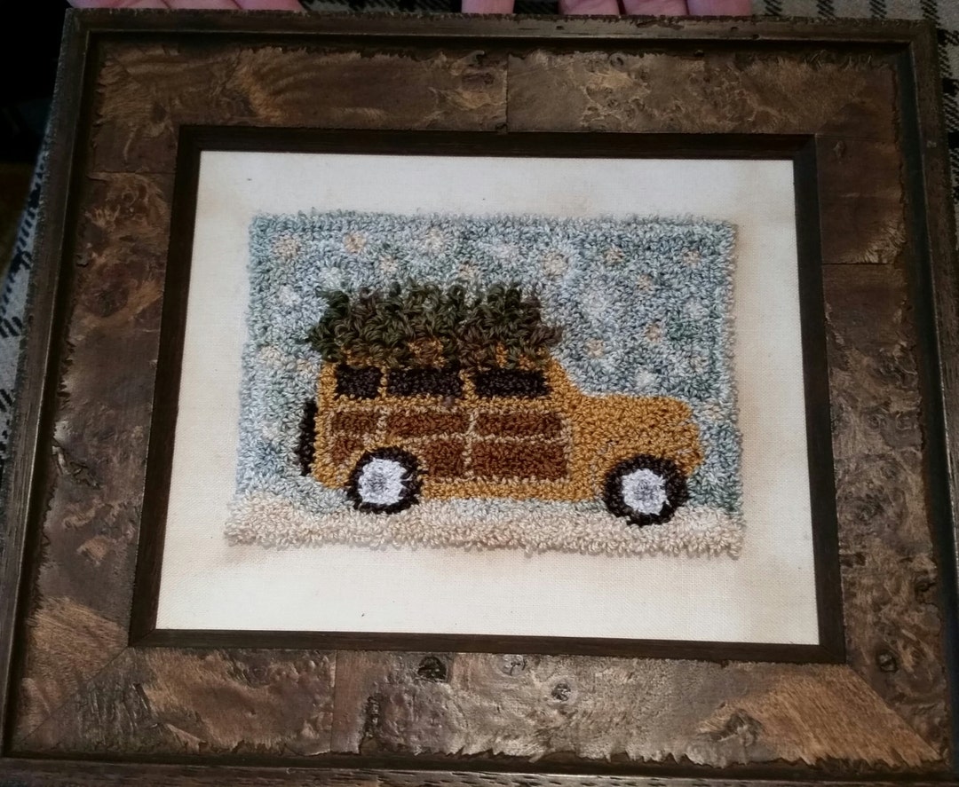 Primitive Punchneedle Pattern Tis the Season - Etsy