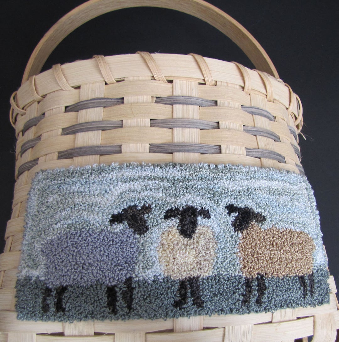 Primitive Punchneedle 3 More Shades of Sheep Pattern - Etsy
