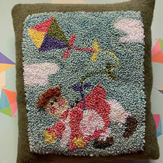 Primitive Punchneedle Oopsie Daisy Pattern | Etsy