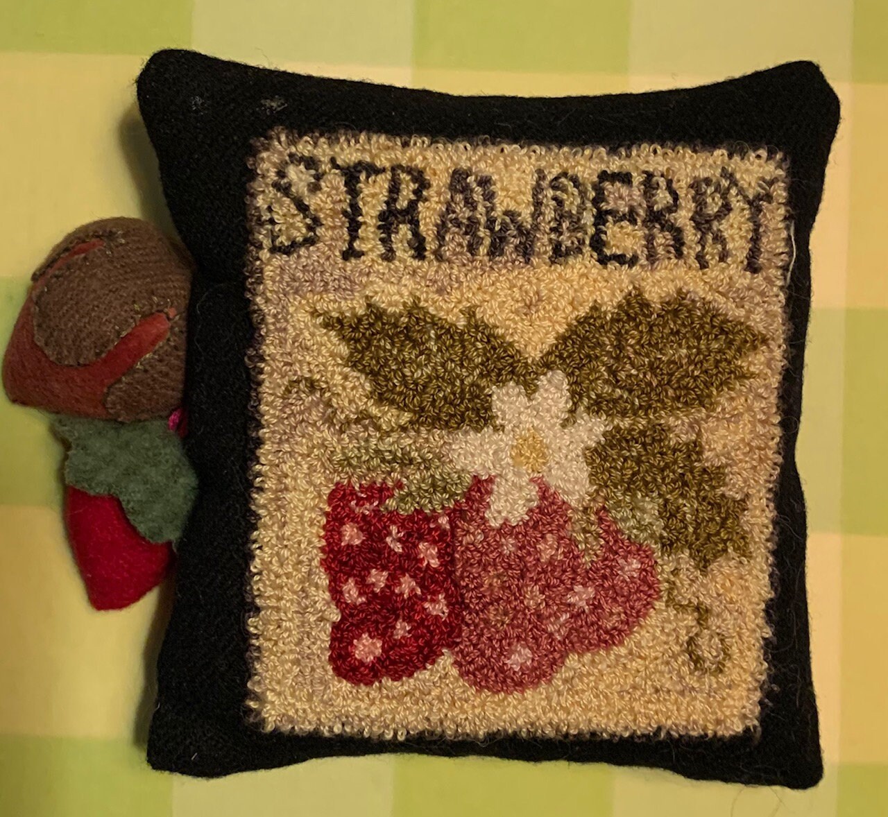 Primitive Punchneedle Strawberry Seed Packet Pattern - Etsy