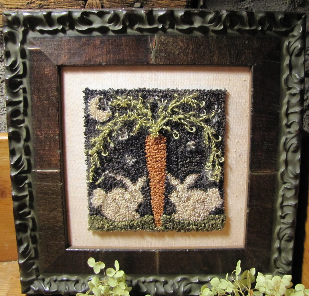 Primitive Punch Needle Munch Time Pattern - Etsy