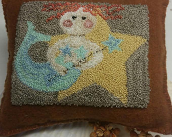 Primitive Punchneedle Embroidery Pattern Hyacinth - Etsy