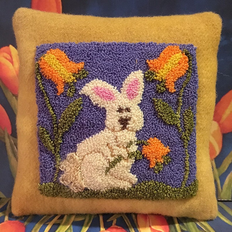 Punchneedle Pattern Tulip Time - Etsy