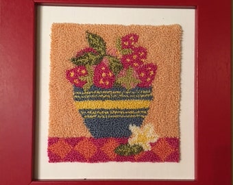 Primitive Punchneedle Embroidery Pattern Gingerboy Sox on Ticking - Etsy