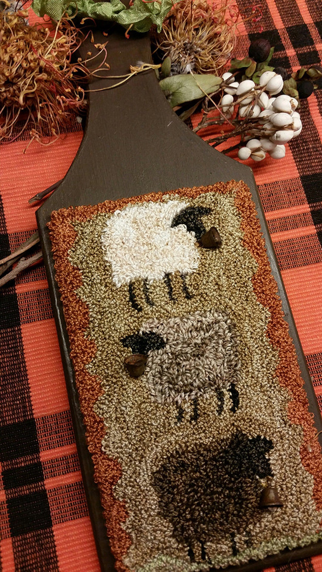 Primitive Punch Needle Baa Baa & Black Sheep Pattern - Etsy