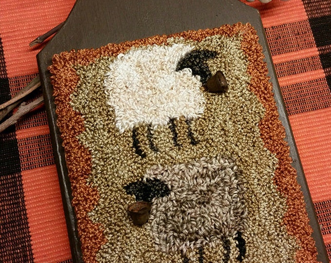 Primitive Punch Needle Baa Baa & Black Sheep Pattern - Etsy