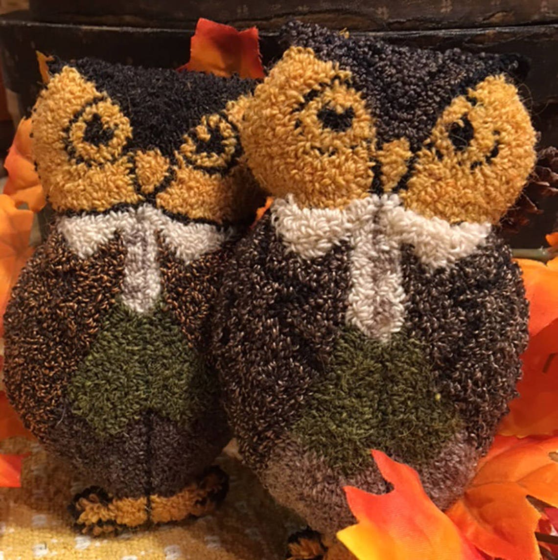 Primitive Punchneedle Pattern Wise Guy | Etsy