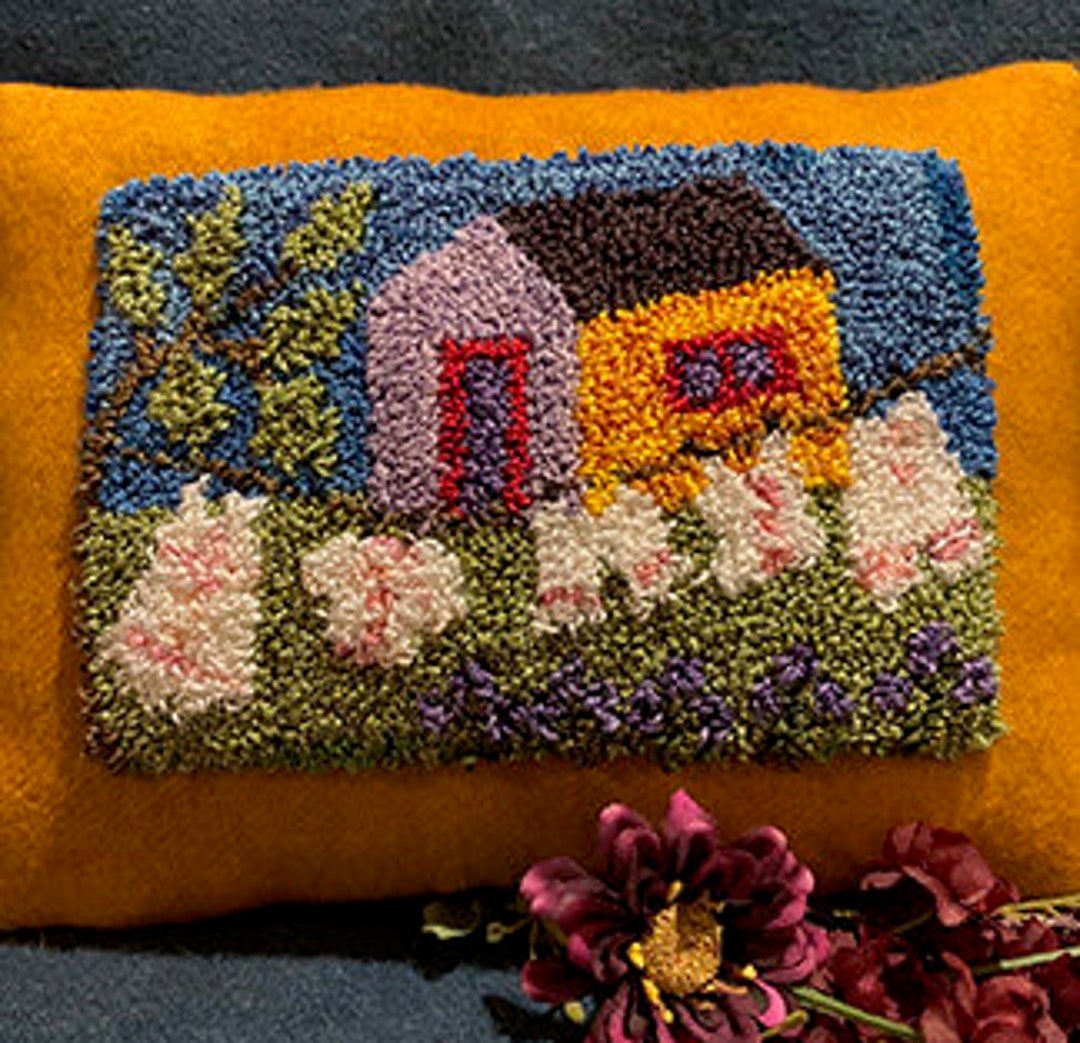 Primitive Punchneedle Embroidery Pattern Wash Day - Etsy