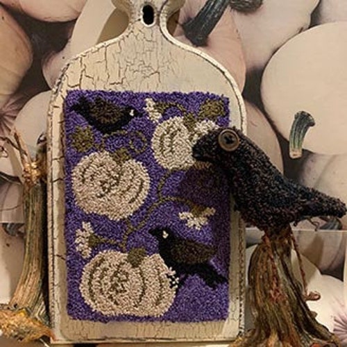 Primitive Punchneedle Pattern School House Quilt Block - Etsy