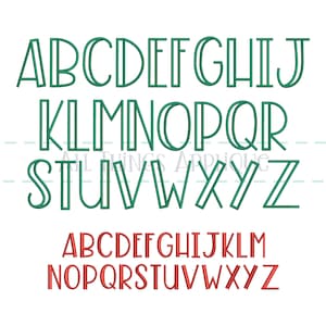 Henry Applique Alphabet AND Henry Embroidery Font BUNDLE - Applique ...