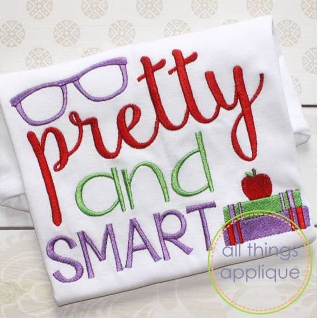 Pretty and Smart Embroidery Design 779 SATIN Stitch 3 Sizes Back to ...