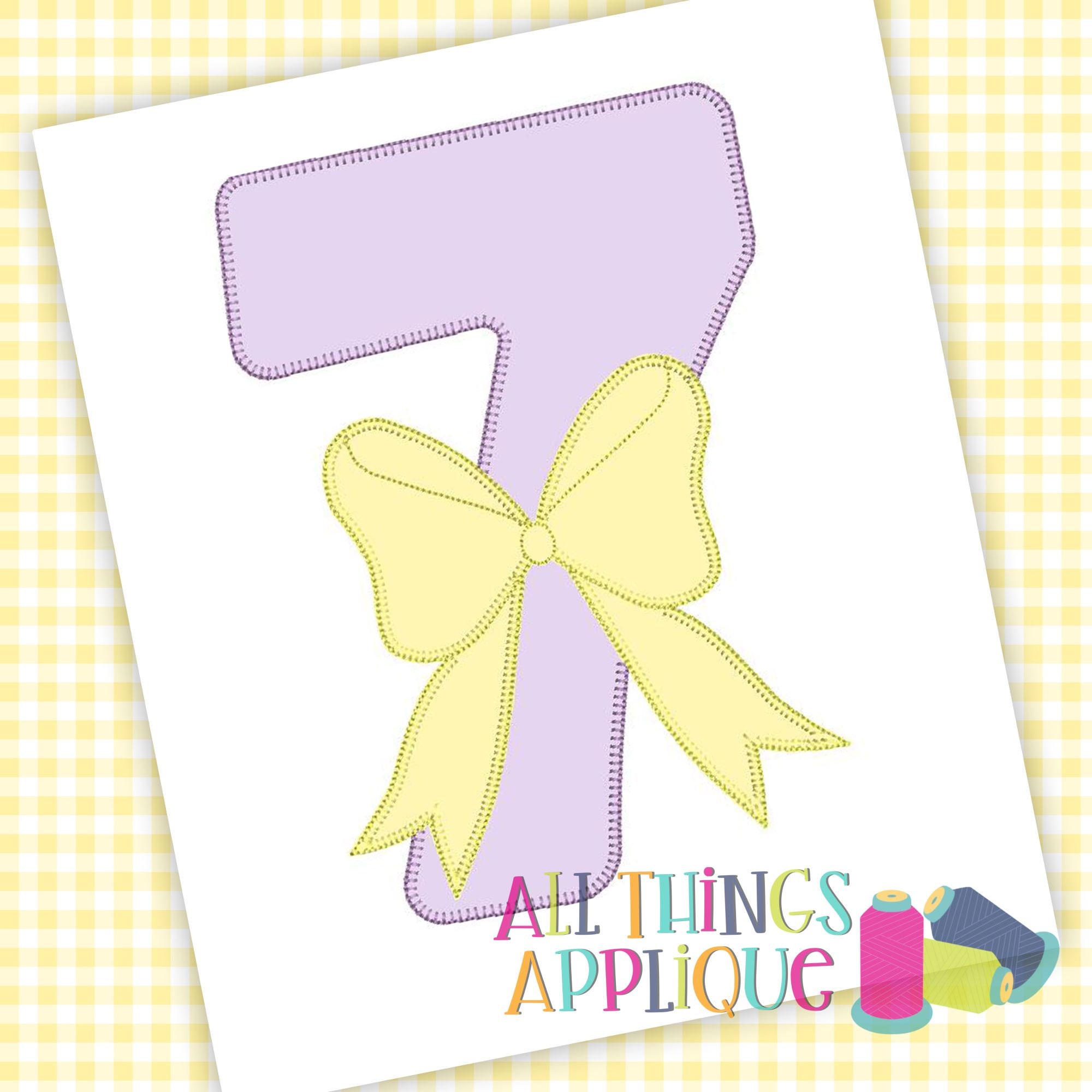 Birthday Number Applique Design for Machine Embroidery | Etsy