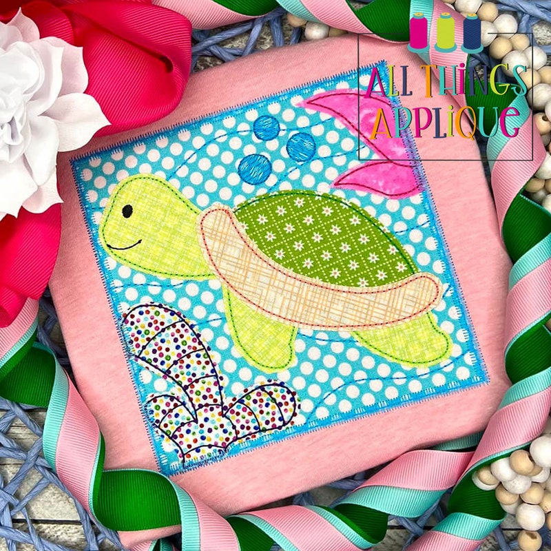 Turtle Applique Patterns - Etsy