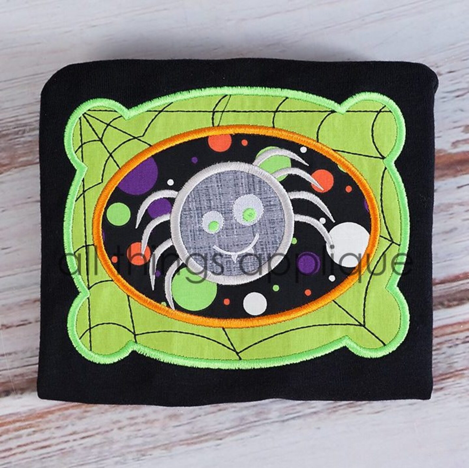 Spider Frame Applique Design 3 Sizes INSTANT DOWNLOAD | Etsy