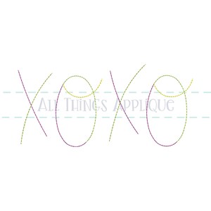 Valentine XOXO - Yarn Embroidery Design to Be Stitched With Chenille ...