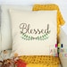 Blessed Machine Embroidery Design Blessed Farmhouse Satin Stitch Design ...