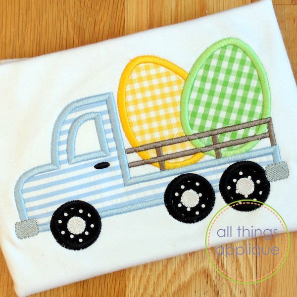 Truck Applique Design - Etsy