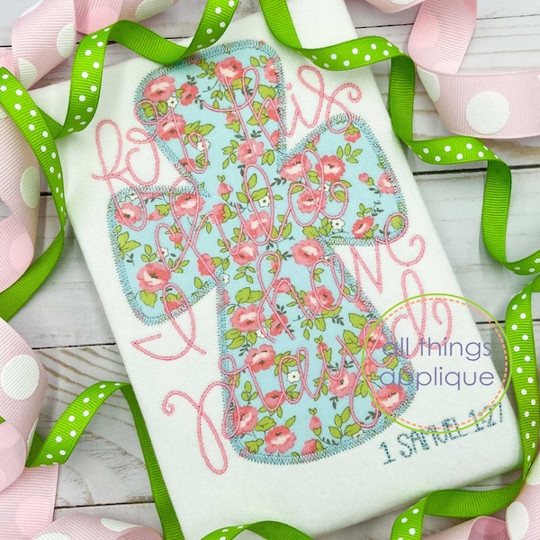 Cross Applique - Etsy