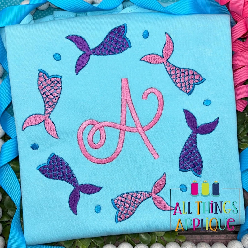 Mermaid Monogram - Etsy
