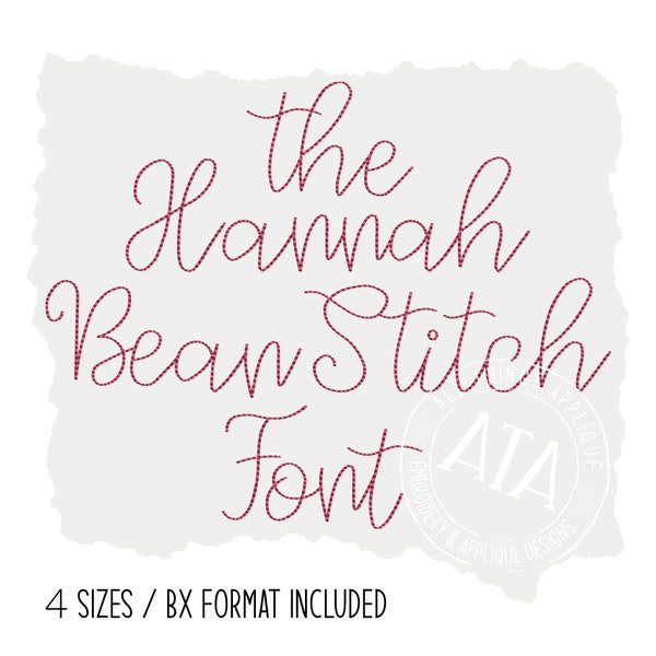 Floss Stitch Font - Etsy