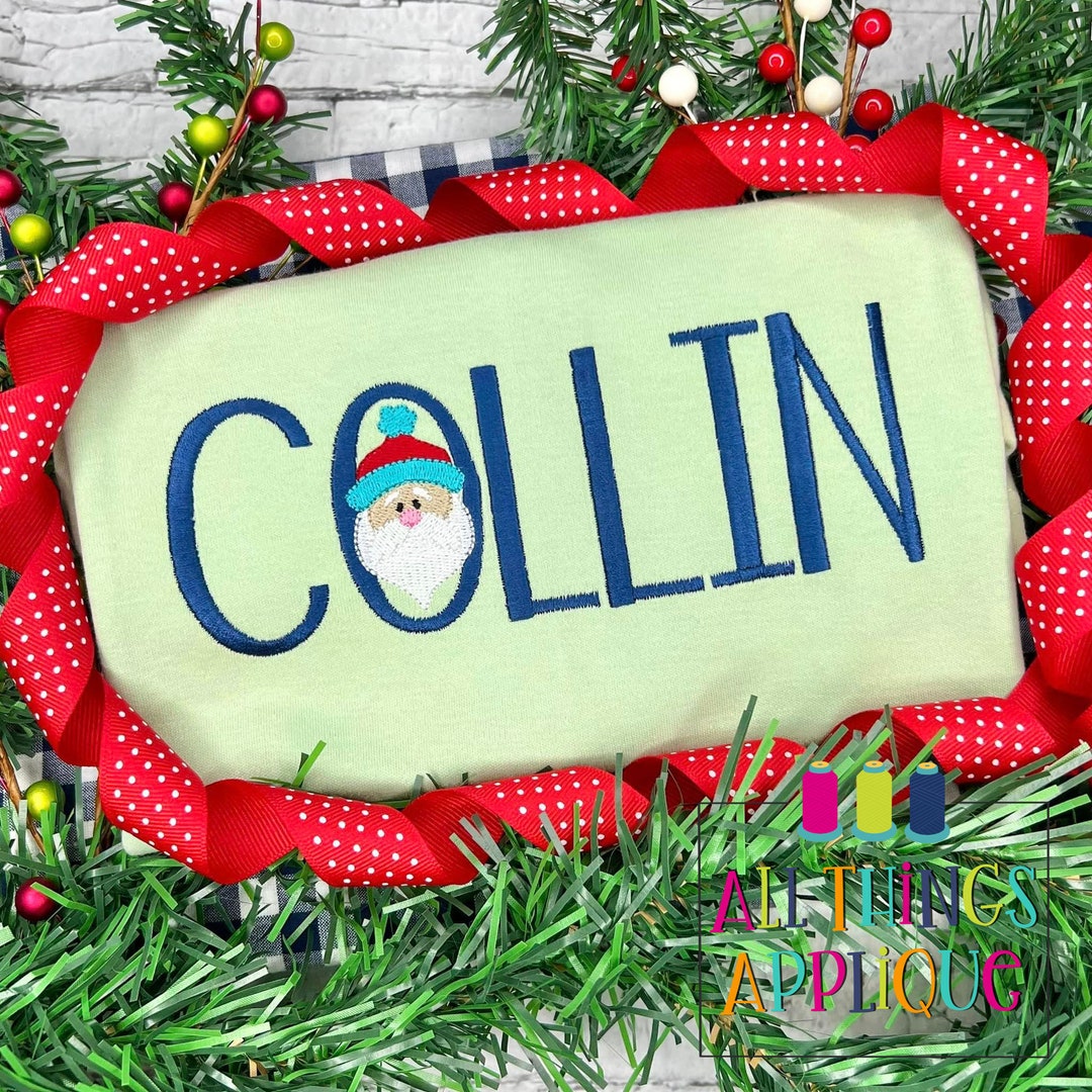 Henry Embroidery Font - 26 Uppercase Letters in 4 Sizes 1.0", 1.5", 2.0 ...