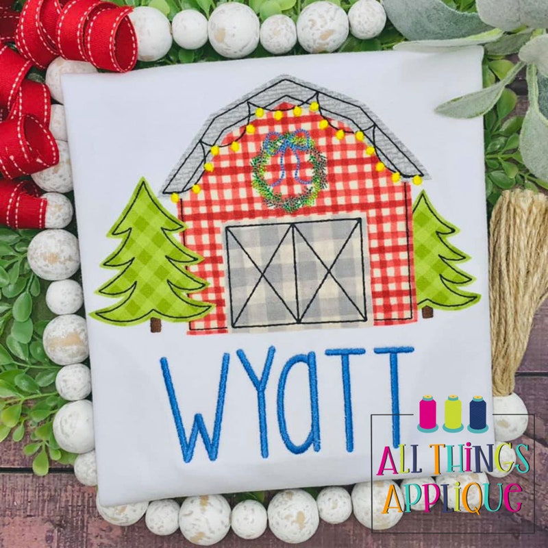 Farm Applique - Etsy