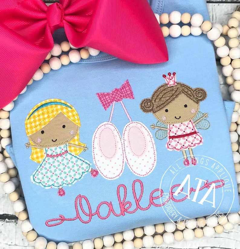 Nutcracker Applique Design Set - Clara, Sugar Plum Fairy, King Mouse, Toy Soilder, Drum, Ballet ...