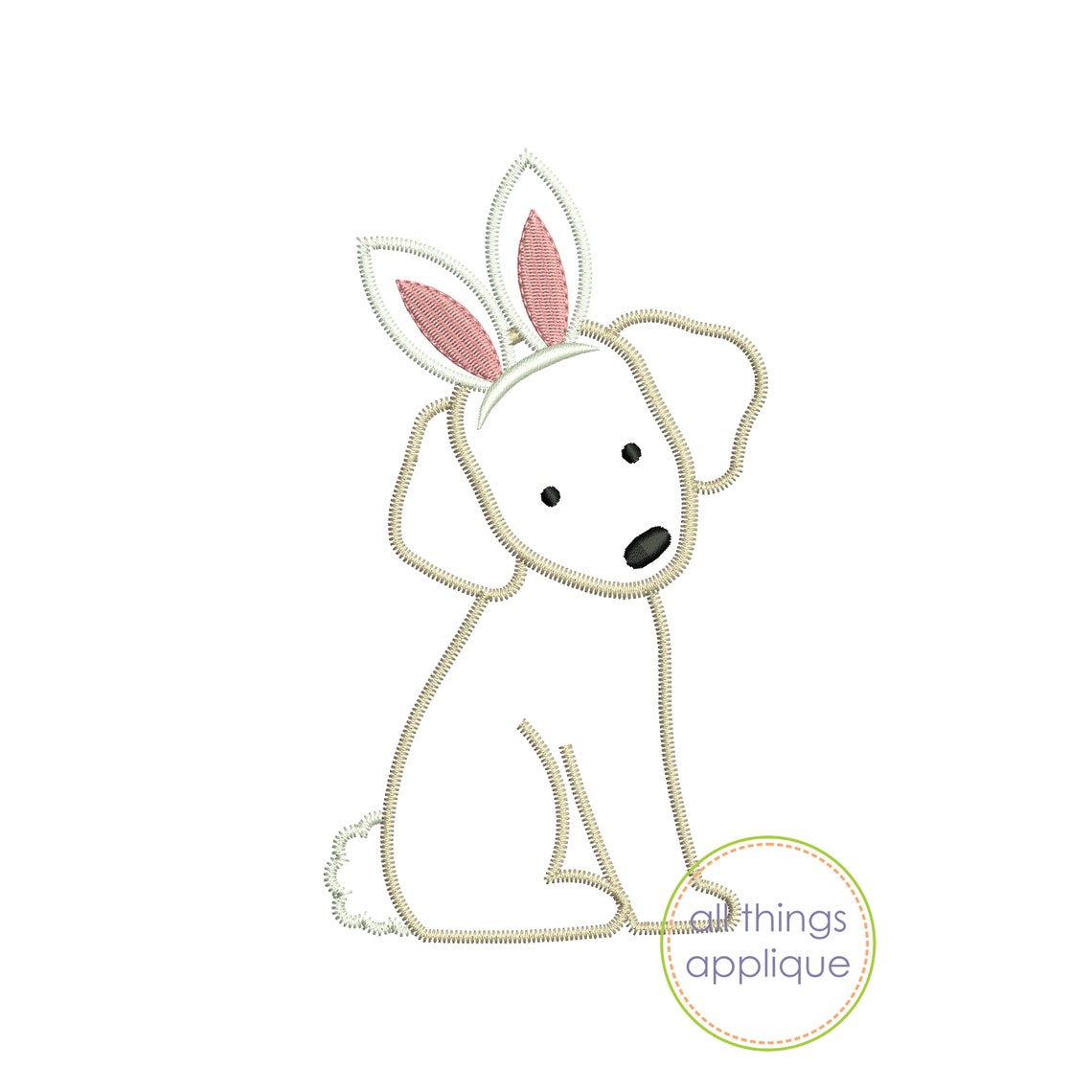 Labrador Retriever Machine Embroidery Applique Design With - Etsy