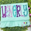 Mismatched Socks Font for Machine Embroidery - Two Fonts With Alternate ...