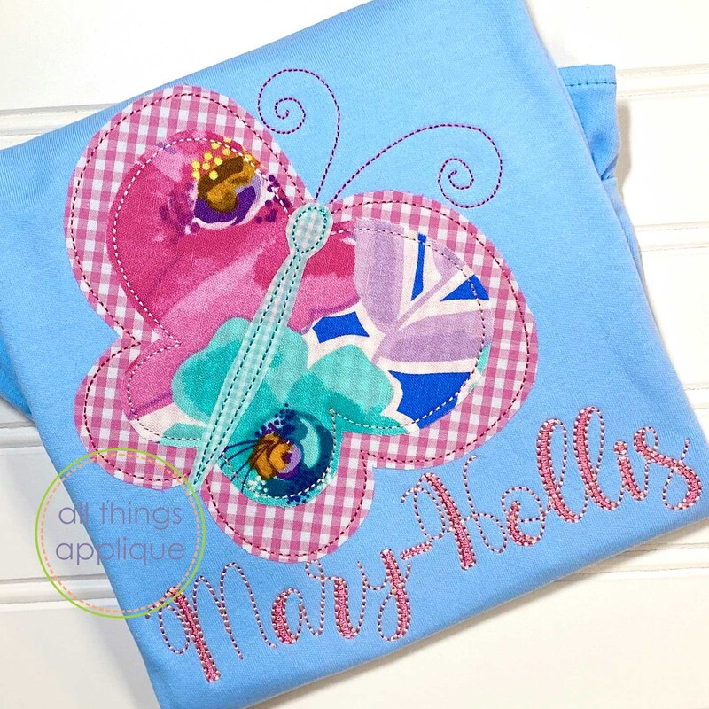 Applique Butterfly - Etsy