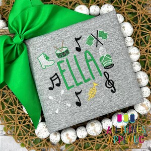 Marching Band Mini Embroidery Design Bundle - Drum, Trumpet, Band Hat ...