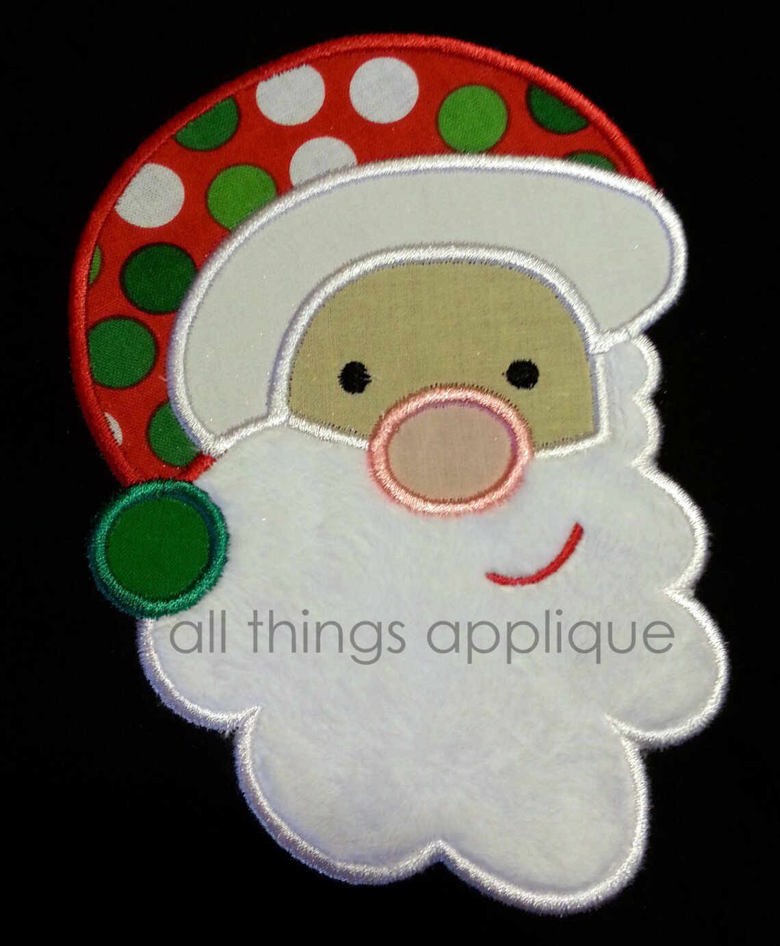 Funky Santa Applique Design Christmas Applique Designs 3 - Etsy