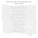 Dear Agatha Bean Floss Stitch Embroidery Font - 120 Characters ...