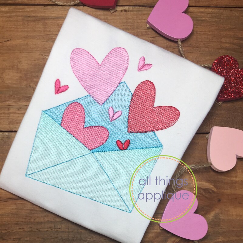 Valentine Embroidery - Etsy