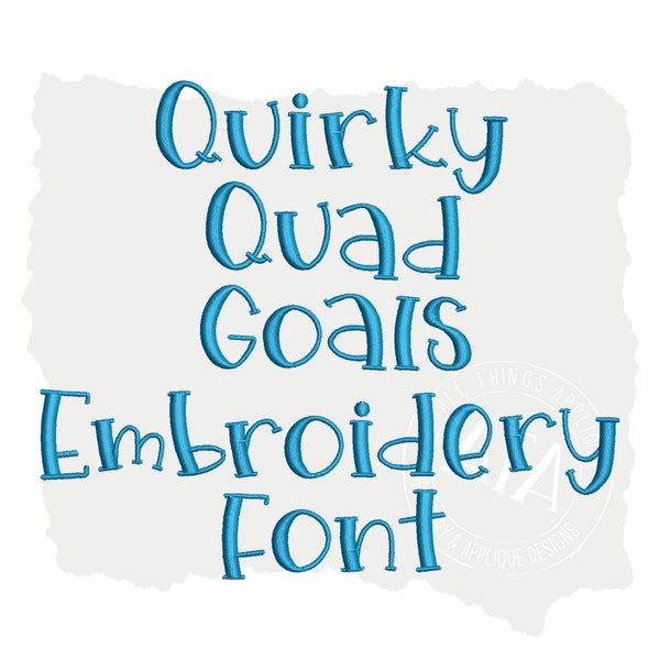 Quirky Letters - Etsy