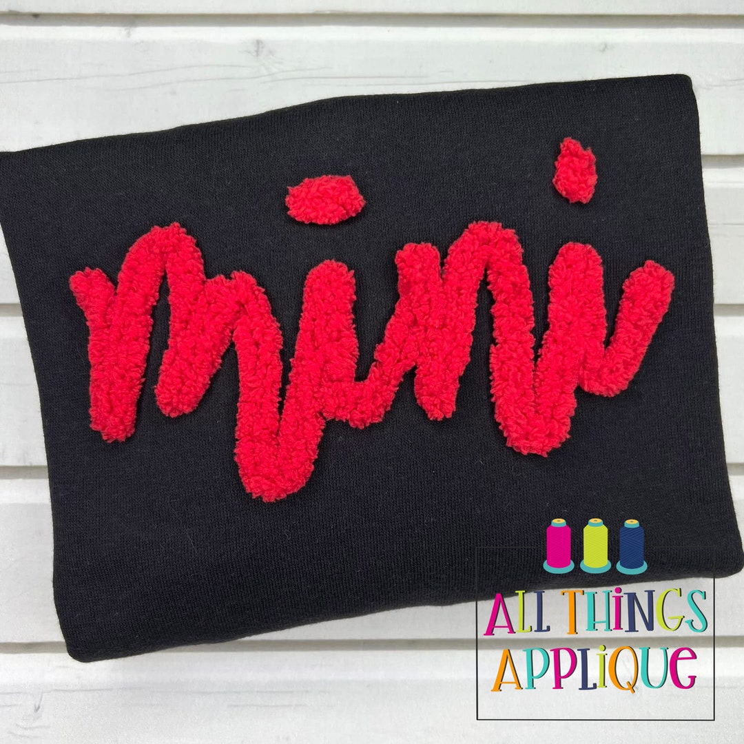 Mini Machine Embroidery Yarn Design - Mini Hand Lettered Embroidery ...