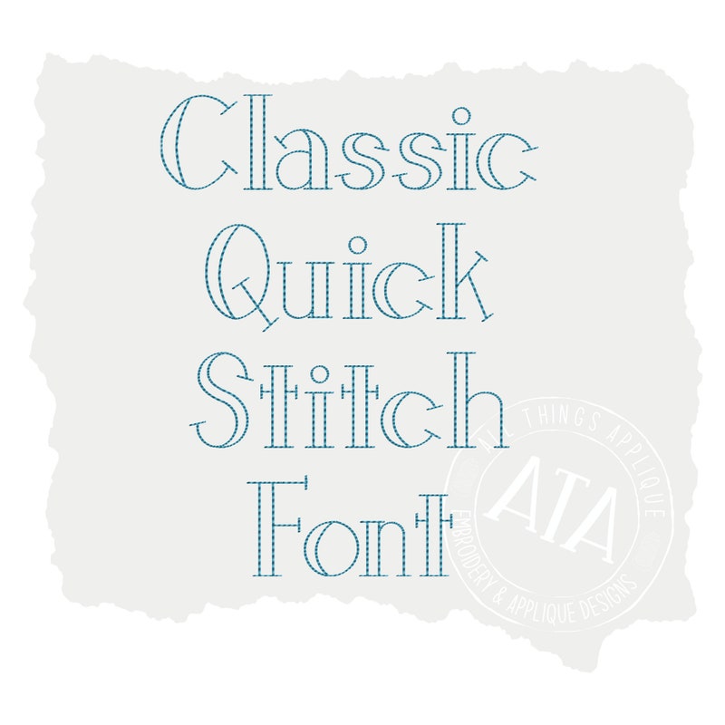 Quick Stitch - Etsy