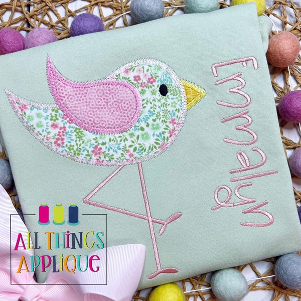 Bird Applique Design - Etsy