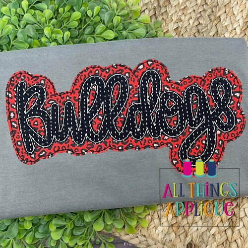 Eagles Hand-lettered and Digitized Bean Stitch Machine - Etsy