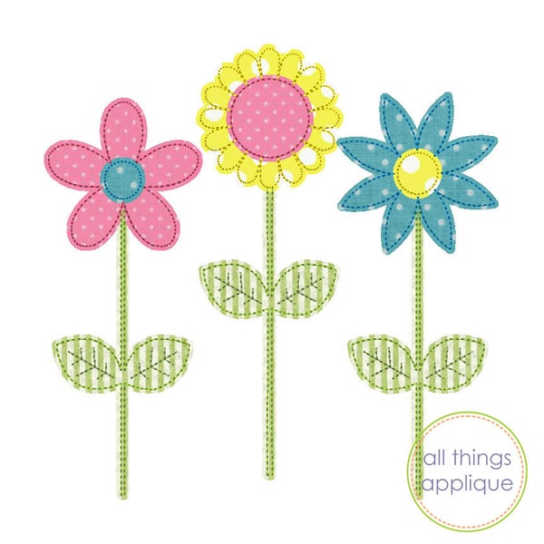 Spring Applique - Etsy