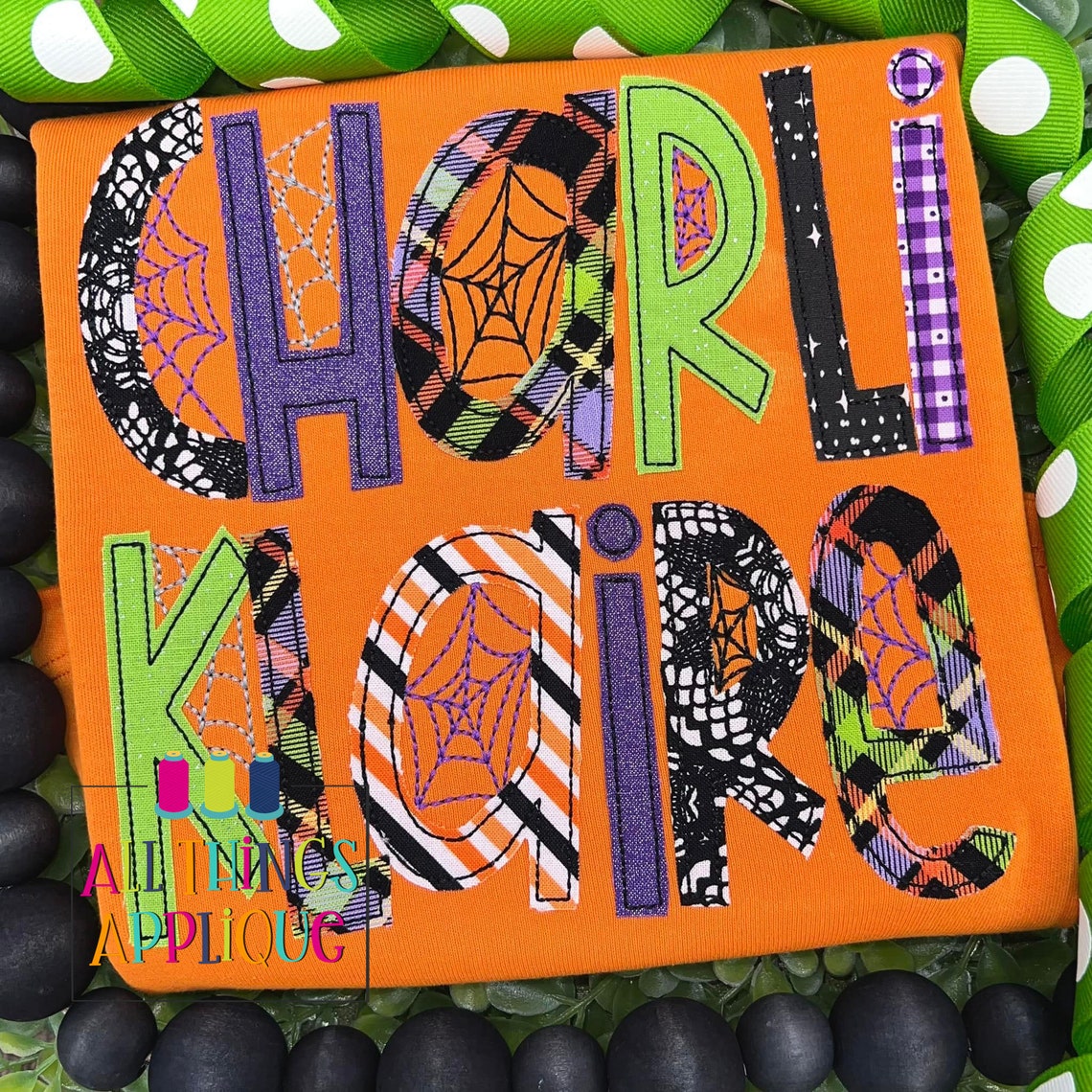 Spider Web Applique Alphabet 26 Uppercase Letters and 5 - Etsy