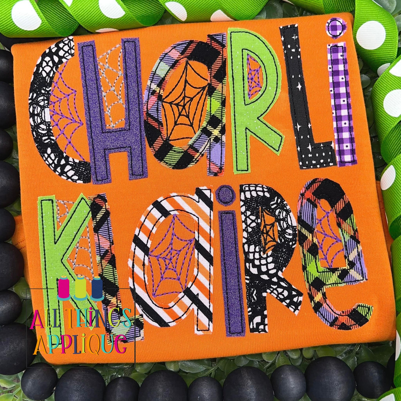 Spider Web Applique Alphabet - 26 Uppercase Letters and 5 Lowercase ...