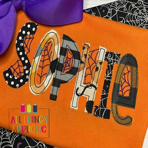 Spider Web Applique Alphabet - 26 Uppercase Letters and 5 Lowercase ...