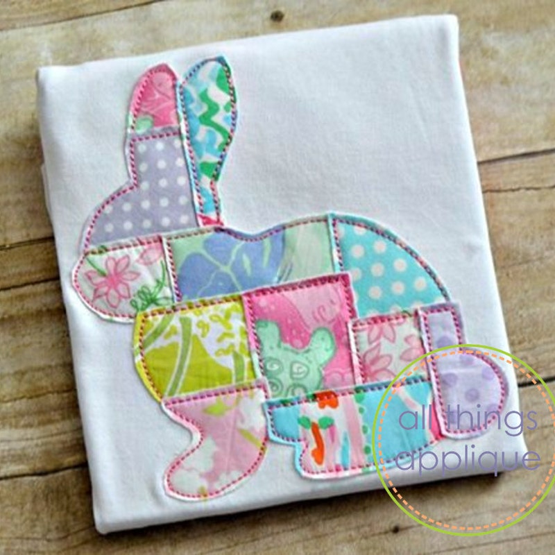 Patchwork Bunny - Etsy