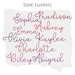 Mismatched Socks Font for Machine Embroidery - Two Fonts With Alternate ...