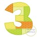 Patchwork Number Set Applique Design - Numbers 0-9 - Bean Stitch - #982 ...